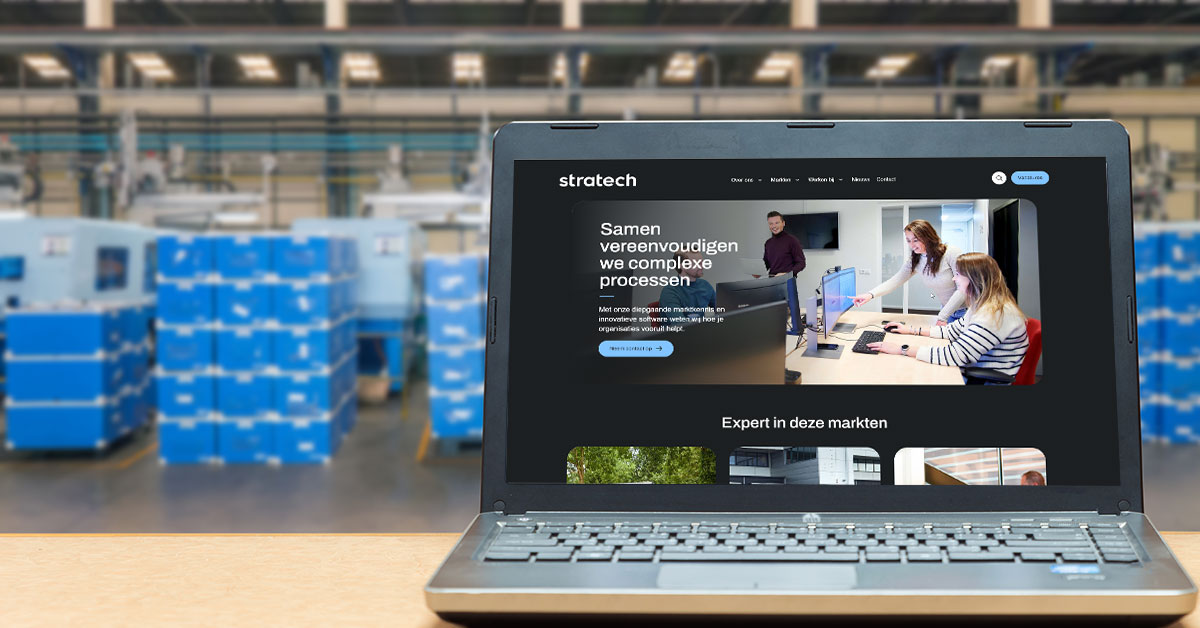 Nieuwe website(s) en huisstijl voor Stratech